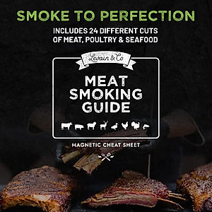 Meat Smoking Magnets - Meat Temparature Guide & Pellet Hopper Labels Make the Perfect Bundle for BBQ any day of the week.