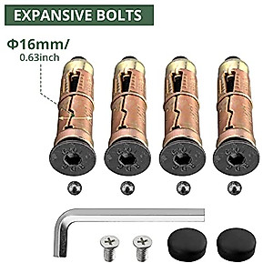 EYPINS Security Ground Anchor,Heavy Duty Alloy Steel Anti-Theft Wall Anchor Lock for Securing Motorcycles,Bicycles,Scooters,Chain Locks,Security Wall Anchor Floor Anchor Permanent Locking Point