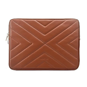 SUOVA Laptop Sleeve, Compatible with MacBook Air Series and MacBook Pro 13/14 Series,Soft Laptop Cover Specially Designed for 13-14 inch Notebook，Brown...