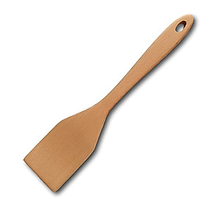 1PC Wooden Spatula,1PC Wooden spoon and 1PC Wooden fork in a set, Handmade Organic Beech Wood Utensil For Kitchen, Natural Nonstick Hard Wood Spatulas And Wood Spoon Set, Premium Wood Cooking Set