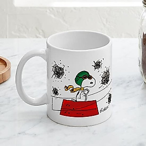 CafePress Flying Ace Dodging Bullets Mug Ceramic Coffee Mug, Tea Cup 11 oz