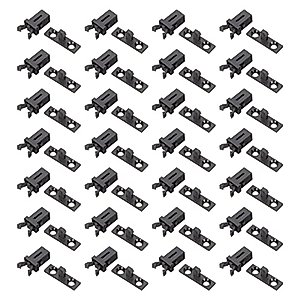 Cabilock Trash Can Plastic Lock Self- Locking Switch Replacement Garbage Bin Clip Clamp Push- Type Press Fittings Buckle for Home Kitchen Garbage Basket Waste Bin