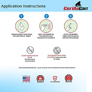 Clear Adhesive Bumper Pads 106-PC Combo Pack (Round, Spherical, Square) - Sound Dampening Transparent Rubber Feet for Cabinet Doors, Drawers, Glass Tops, Picture Frames, Cutting Boards