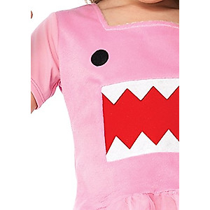 Leg Avenue Domo Tutu Dress & Print Leg Warmers (2 Piece), Pink, Small