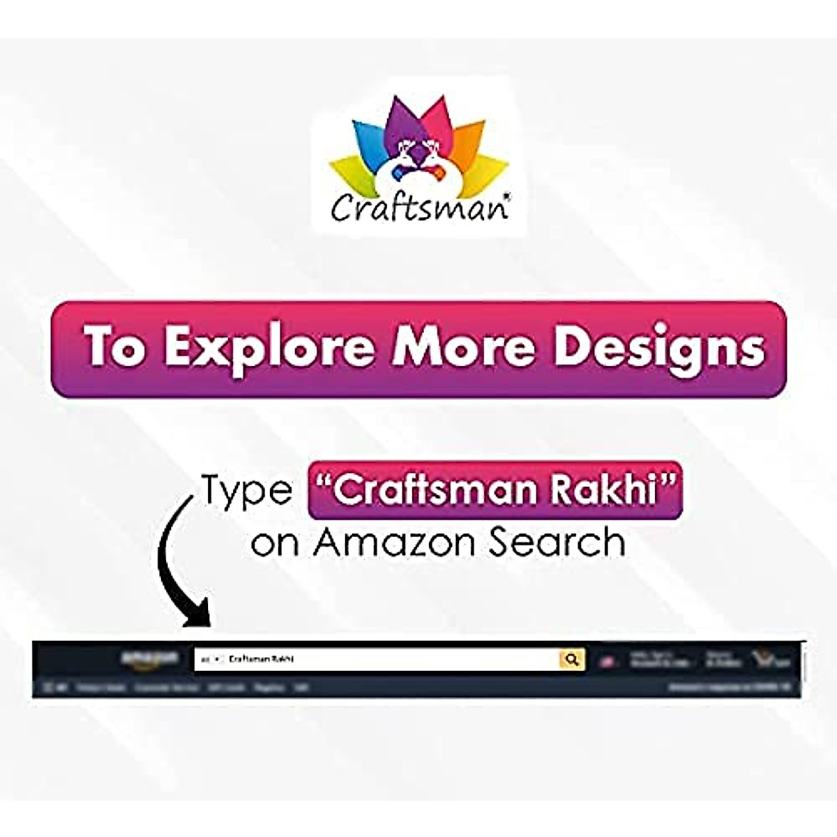 CRAFTSMAN Rakhi for brother Bhaiya Bhabhi Gift Set of 5 Pcs Rakhi for family Raksha Bandhan Festival Rakhi for Bhaiya and Bhabhi, Indian designer latest Rakhi for bhai Thread Bracelets (Design 2)