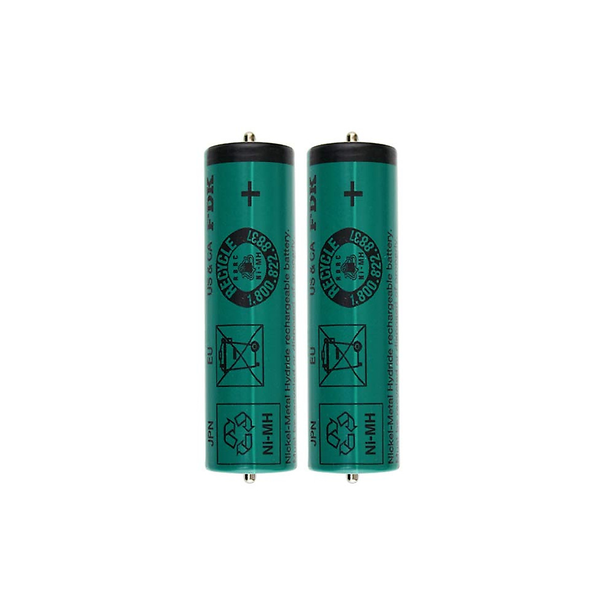 PULADU Original 2pcs HR-AAUV for Eye mask Battery 1.2V Ni-MH Rechargeable Battery