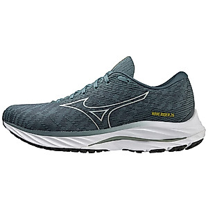 Mizuno Men's Wave Rider 26 | Neutral Running Shoe | Goblin Blue/Vaprous Grey | US 10