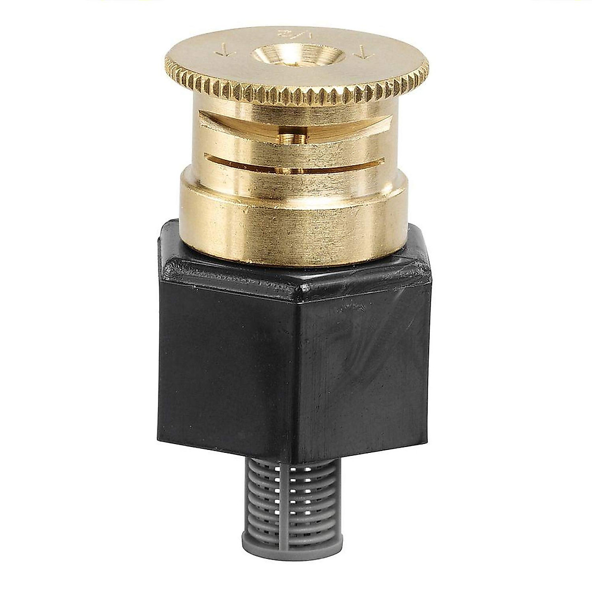 Orbit 54054 Shrub Head Sprinkler Adapter with Brass Adjustable Pattern Spray Nozzle