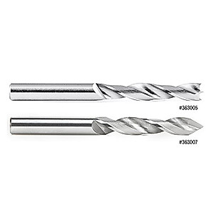Amana Tool - 363005 Solid Carbide Drill Bit R/H 5mm Dia x 55mm Long x 5mm Shank