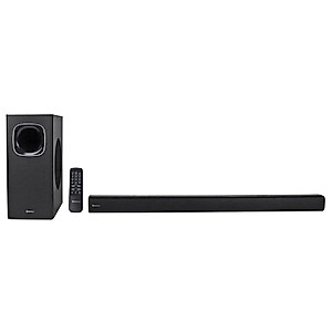 Rockville (1) ROCKBAR 40" 400w Soundbar w/Wireless Subwoofer/Bluetooth/HDMI/Optical Bundle with (1) Rockville Mini WiFi Music Player Wireless Audio Streaming Multiroom Stereo Receiver (2 Items)