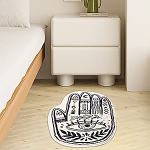 Evil Eye Rug,Boho Rug for Bedroom, 2'x3' Ultra Soft Area Carpet,Indoor Modern Plush Area Rugs for Living Room Bedroom Kids Room Nursery Home Decor Rug