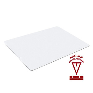 Marvelux 35" x 47" Polycarbonate Chair Mat for Hard Floors and Very Low Pile Carpets with Anti Slip Backing for High Adherence | Rectangular | Hardwood Floor Protector | Shipped Flat | Pack of 2