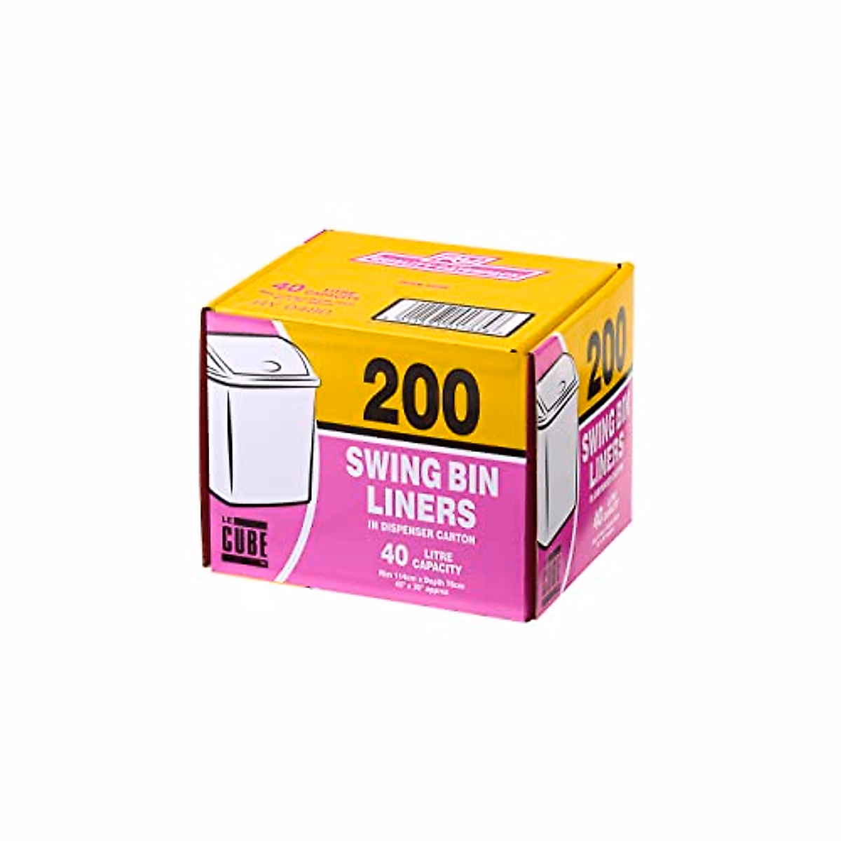 LE CUBE SWING BIN LINERS PK200