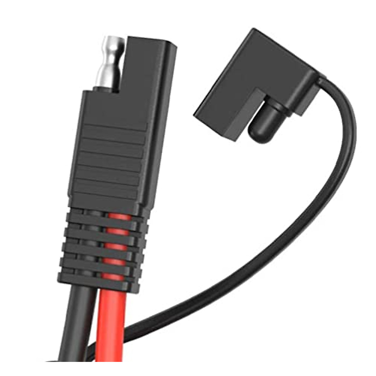 Solar Panel Connector Cable, Dafensoy 10AWG SAE to Male & Female Solar Panel Connector Adapter with SAE Polarity Reverse Adapter for RV Solar Panel DC Power Battery Charger 2Ft/60cm