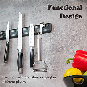 Boxgear Stainless Steel Dual Blade Vegetable Peeler - Commercial Grade Julienne Cutter, Slicer, Shredder, Scraper - Fruit, Potatoes, Carrot, Cucumber - Kitchen, Home Staple - Housewarming Gift