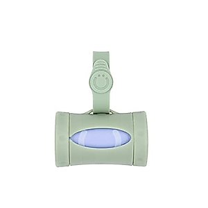 Ubbi Retractable On-the-Go Bag Dispenser for Baby Travel, Diaper Bag Accessory Must Have for Newborns, Helpful Baby Accessory, Sage Green