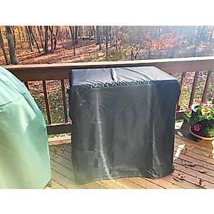 Heavy Duty Grill Cover Fit Camp Chef FTG600 Flat Top Grill Patio Cover, 600D Weather Resistant & Waterproof BBQ Cover ,Black