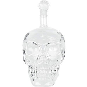 mikamax Skull Decanter Claret Jug Transparent, 03846