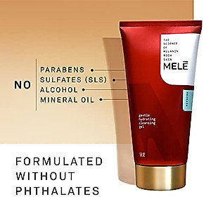 MELE Cleansing Gel For Fresh, Clear Skin Gentle Hydrating Cleanser With Glycerin, Antimicrobial, 5 Oz