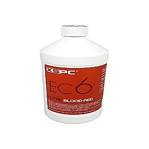 XSPC EC6 High Performance Premix PC Coolant, Translucent, 1000 mL, Blood Red
