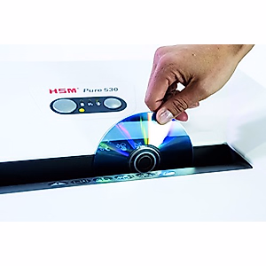 HSM Pure 530 Strip-Cut; shreds up to 30 sheets; 21-Gallon Capacity Continuous Operation Shredder