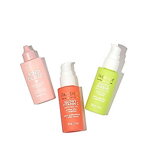 Pacifica Makeup Primer – Matte Greens Skin Solve Primer with Apple Fruit Extract, Niacinamide, Vitamin E & Kale for Pore-Blurring & Redness Reduction, Shine-Free Finish, Vegan & Cruelty-Free, 1 fl oz