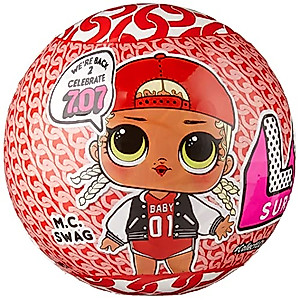 L.O.L. Surprise! 707 MC Swag Doll with 7 Surprises in Paper Ball- Collectible Doll w/Water Surprise & Fashion Accessories, Holiday Toy, Great Gift for Kids Ages 4 5 6+ Years Old & Collectors
