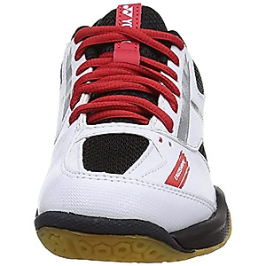 YONEX(ヨネックス) Unisex's Badminton Shoe, White/red, 8.5