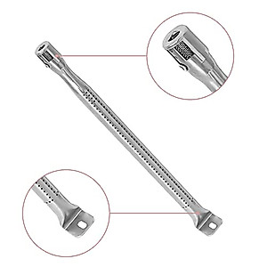 MOASKER Grill Burner Tube Replacement for Napoleon Prestige 500 RSIB, LEX 485, P500NK-3, LD485RB, LD485RSIB Gas Grills, Stainless Steel Burner for Napoleon LEX 605RSB, BIM605, BIPRO500 & Other Models