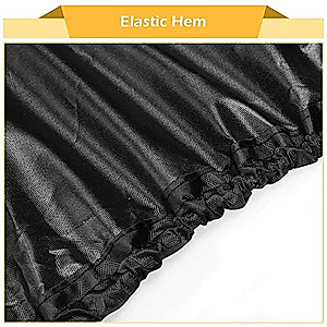 Riding Lawn Mower Cover Waterproof Polyester Oxford Tractor Cover Universal Fit Decks up to 54", Snow Blower Cover All Weather Premium Dustproof Snow Thrower Cover Heavy Duty Superior with Storage Bag