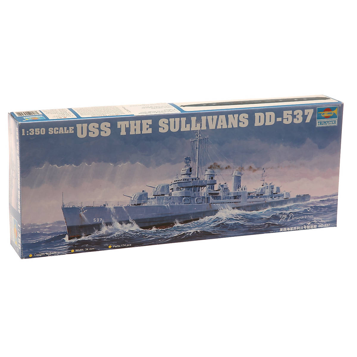 Trumpeter 1/350 Scale USS The Sullivans DD537 Destroyer