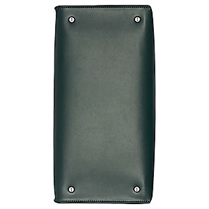 Calvin Klein Becky Turn Lock Satchel, Deep Forest,One Size