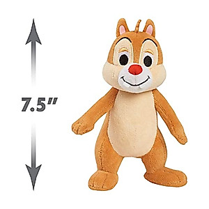 Disney Classic 6-inch Bean Plush Dale Small Stuffed Animal, Chipmunk, Super Soft Plush, Kids Toys for Ages 2 Up by Just Play