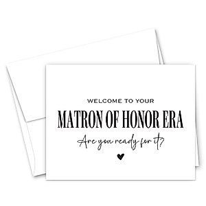 Bridesmaid Era - Will You Be My Matron of Honor Card