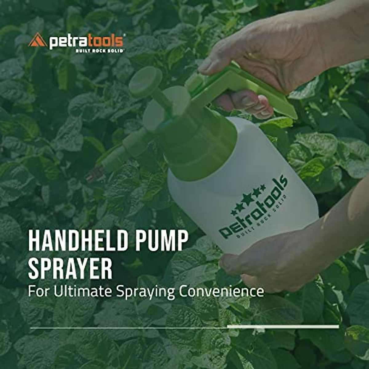 PetraTools Neem Oil Sprayer HD1 - Garden Sprayer, Hand Pump Sprayer, Portable Water Sprayer for Plants, Chemical Sprayer, Plant Sprayer Mister, Bottle Sprayer, Hand Sprayer (34oz)