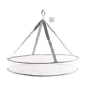 ZLXHDL Sweater Drying Rack, Flat Folding Herb Drying Rack Mesh Clothes Hanging Dryer Single-Layer Sweater Drying Rack for Heavy Sweaters Knitting Shirt Underwear Socks