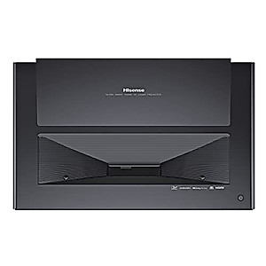Hisense PX1-PRO 4K UHD Triple-Laser UST Ultra Short Throw Projector, 2200 Lumens, Android TV, HDR10, 30W (Stereo) Dolby Atmos, Dolby Vision, Built-in Alexa and Google Assistant