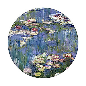 Monet's Water Lilies Modern Art Impressionism Painting Cover PopSockets Swappable PopGrip