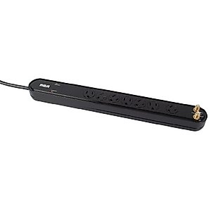 Audiovox Corporation PS27010B RCA 7 Outlet, Coax and 1500 Joules Surge Suppressors