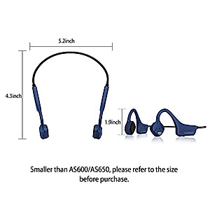 YouthWhisper Bone Conduction Headphones Bluetooth - Open-Ear Wireless Headset, Sweat-Proof Earbuds for Running Jogging Workout Audio Book…
