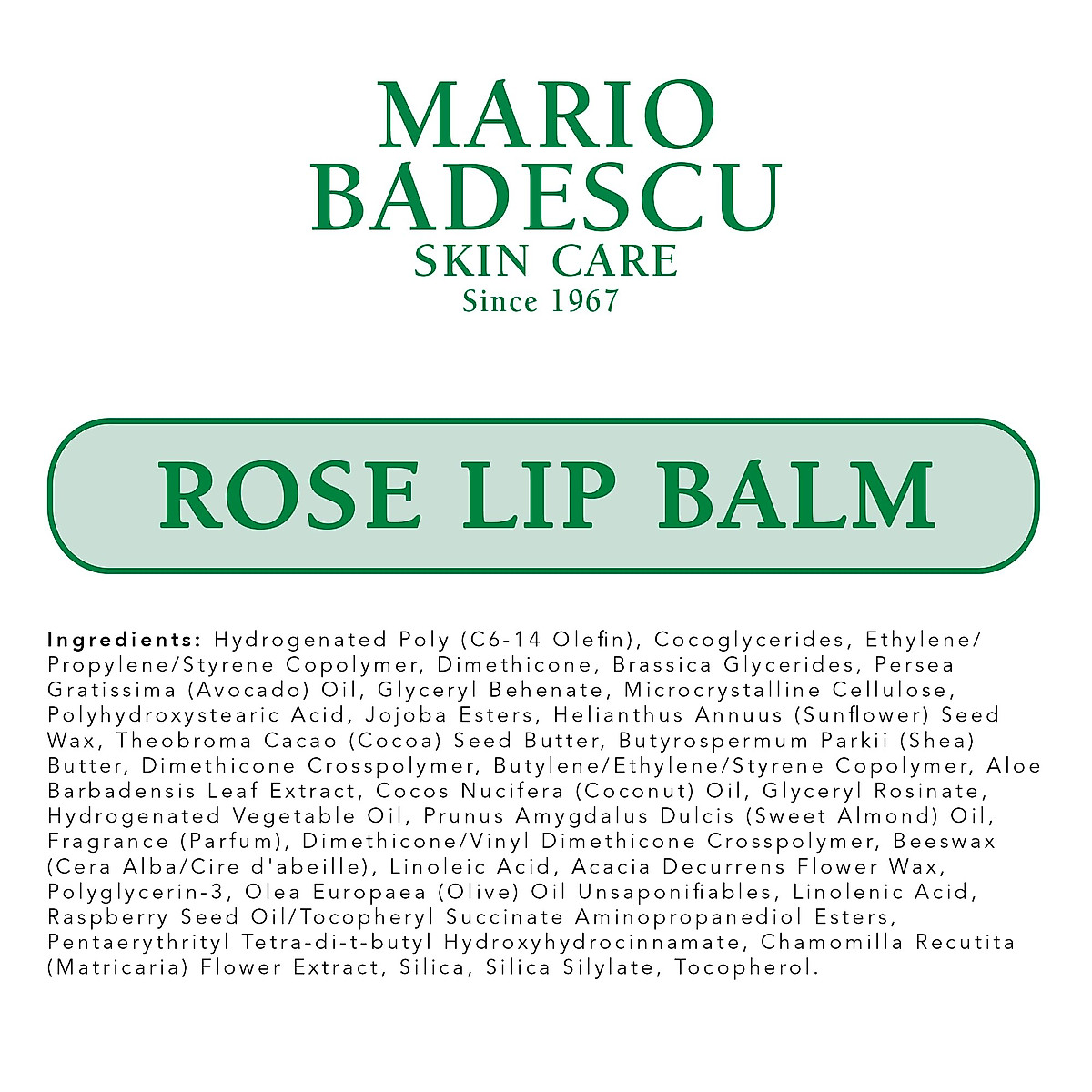Mario Badescu Moisturizing Lip Balm | Trio Pack Includes Mint, Rose, and Original | Infused with Vitamin E, Cocoa Butter, and Coconut & Sweet Almond Oils for Soft & Supple Lips | 3 Count