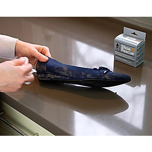 ShoeRescue all-natural cleaning wipes for leather and suede shoes. Remove surface stains & grime. Re-sealable pack of 15 wipes.