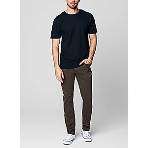 [BLANKNYC] mens Slim Fit Flat Front Tapered Jean With Basic 5-pocket Detail Casual Pants, Turkish Coffe, 32 US