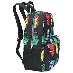 Marvel Avengers Kids Full Size All Over Print 16" Comic Backpack