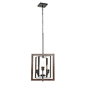 HomeDecorators Collection7921HCD Palermo GroveCollection3-LightGildedIronPendant