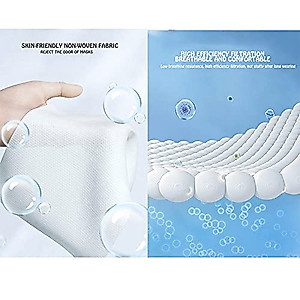 HEALT 50 Pack Adults KF_94 Protective Face_Masks with 4D Designs, Breathable 4 Ply Disposable FaceMask with Nose Wire for Women Men (Mix Color #24)