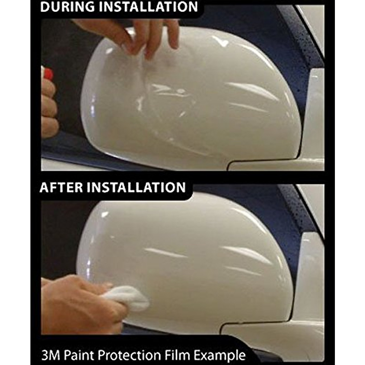 VViViD Clear Paint Protection Bulk Vinyl Wrap Film 4 Inches x 120 Inches Including 3M Squeegee and Black Felt Applicator