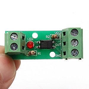 DONGKER Optical Isolator Module,12V Photoelectric Optoisolator PNP NPN Signal Converter PC817 Optocoupler Optoisolator