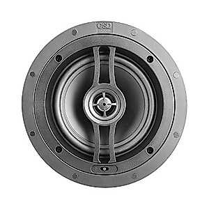 OSD Black 8" Performance Weather-Resistant Shallow Mount in-Ceiling Speaker Pair - BK-R82SM
