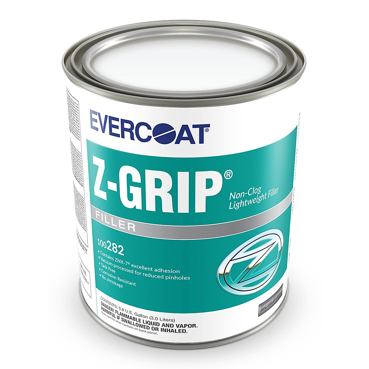 Evercoat Z-Grip Lightweight Body Filler for Aluminum, Fiberglass & More - 128 Fl Oz